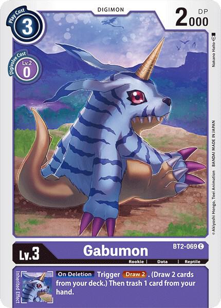 Gabumon - BT2-069 - Release Special Booster 1.0 - Digimon Card Game ...