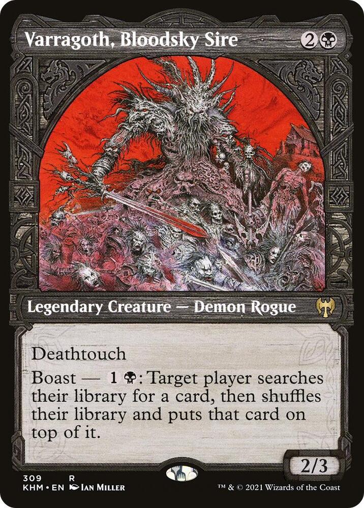 Varragoth, Bloodsky Sire (Showcase) - Kaldheim - Magic: The Gathering ...