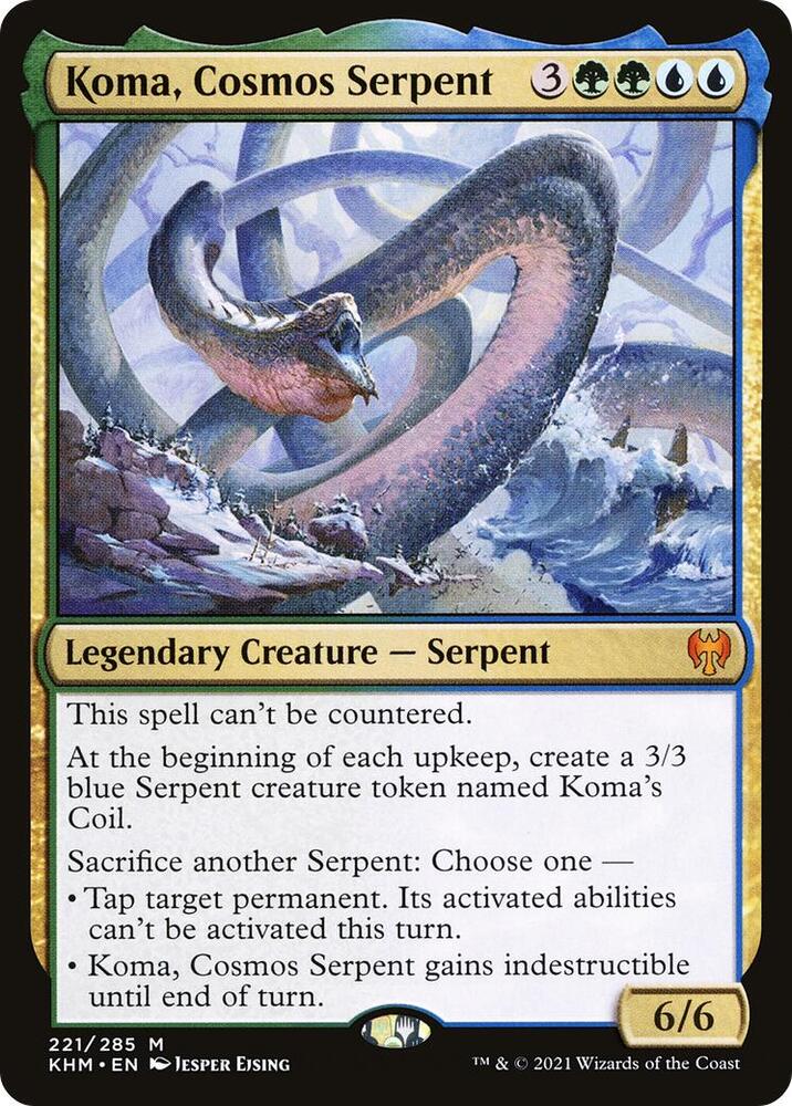 Koma, World-Eater (Borderless) - Foundations - Magic: The Gathering ...