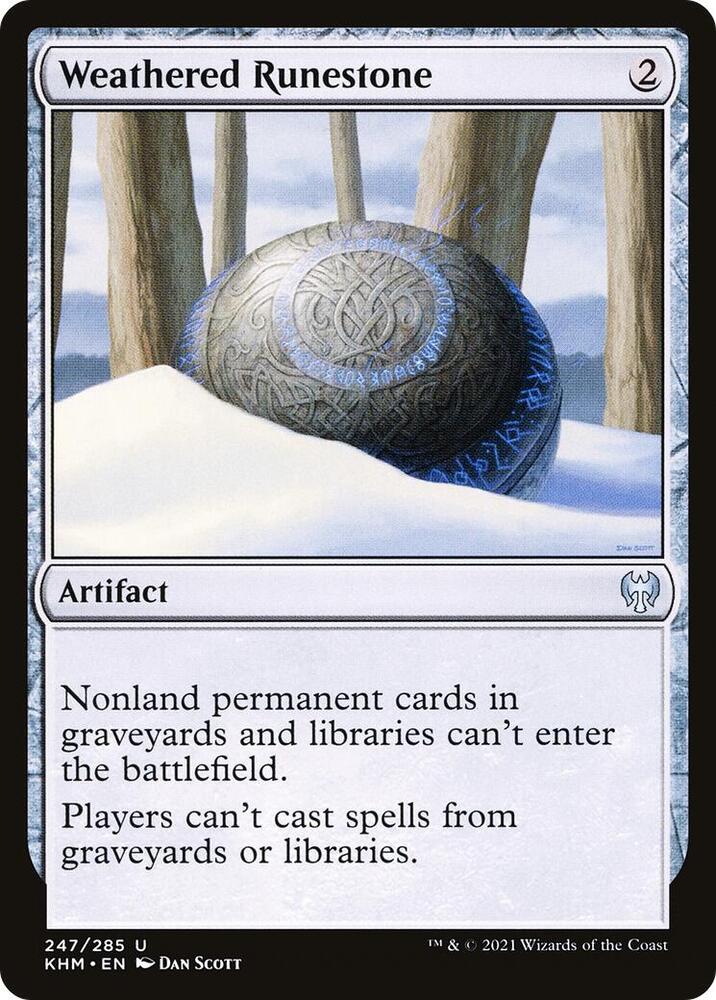 Weathered Runestone - Kaldheim - Magic: The Gathering - TCGplayer.com
