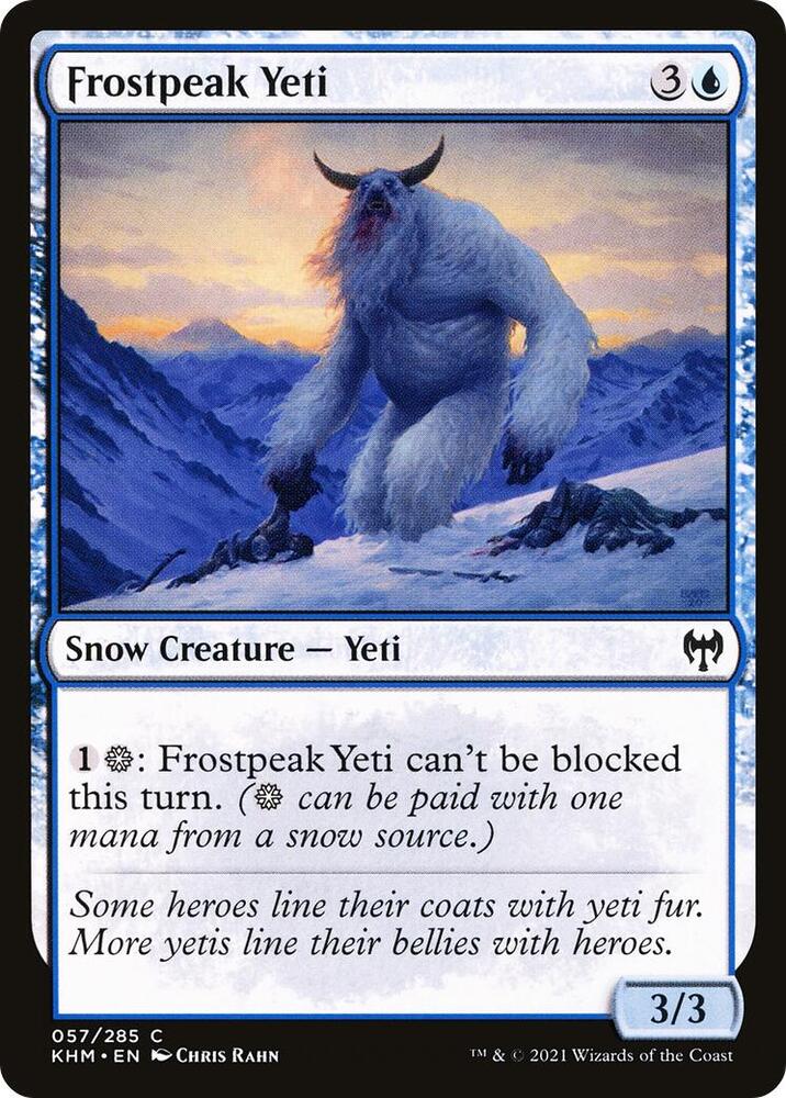 Frostpeak Yeti - Kaldheim - Magic: The Gathering - TCGplayer.com
