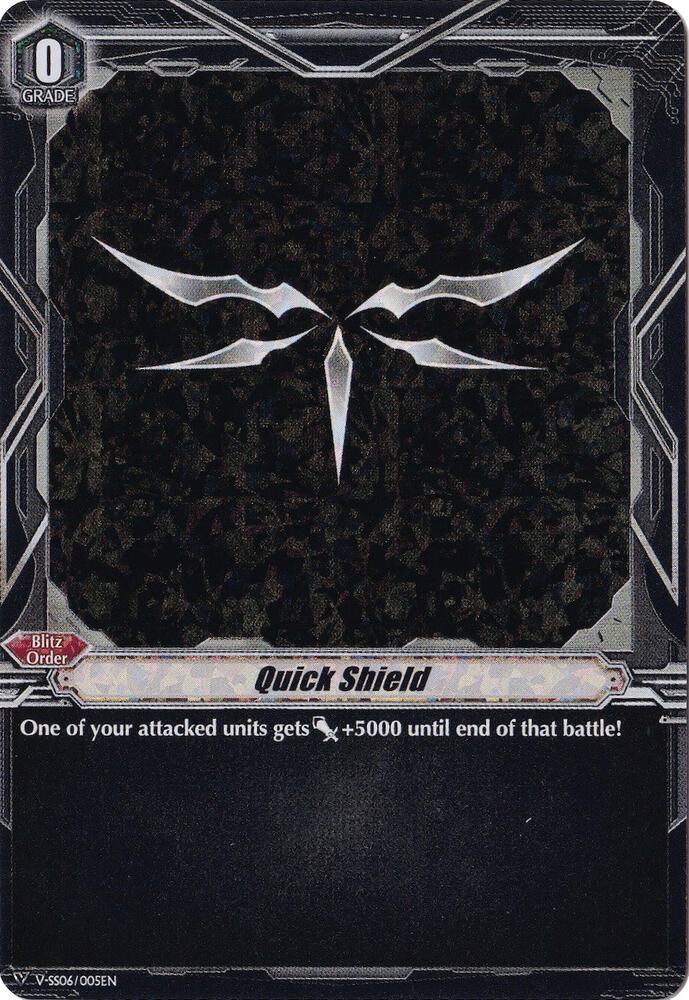 Quick Shield (RRR Foil) - V-SS06: Valiant Sanctuary - Cardfight ...