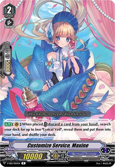 Customize Service, Maxine - V-EB15: Twinkle Melody - Cardfight Vanguard ...