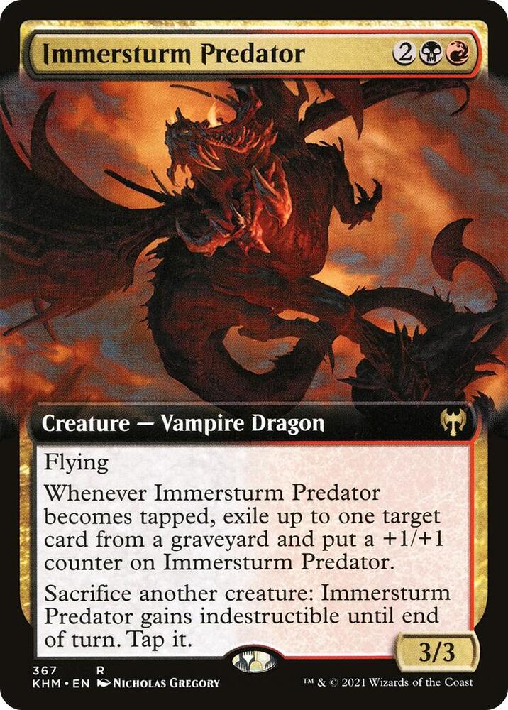 Immersturm Predator (Extended Art) - Kaldheim - Magic: The Gathering ...