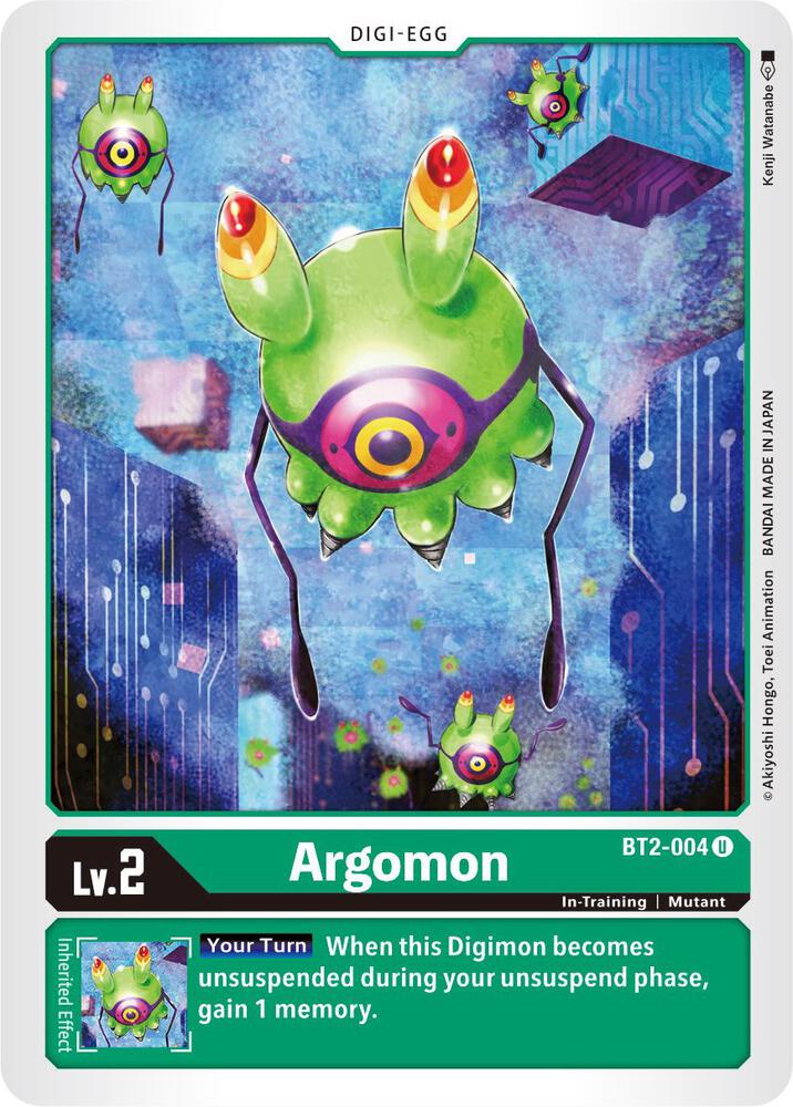 Argomon - BT2-004 - Release Special Booster - Digimon Card Game