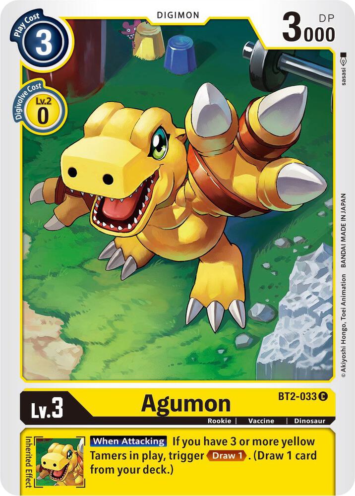 Agumon - BT2-033 - Release Special Booster 1.5 - Digimon Card Game