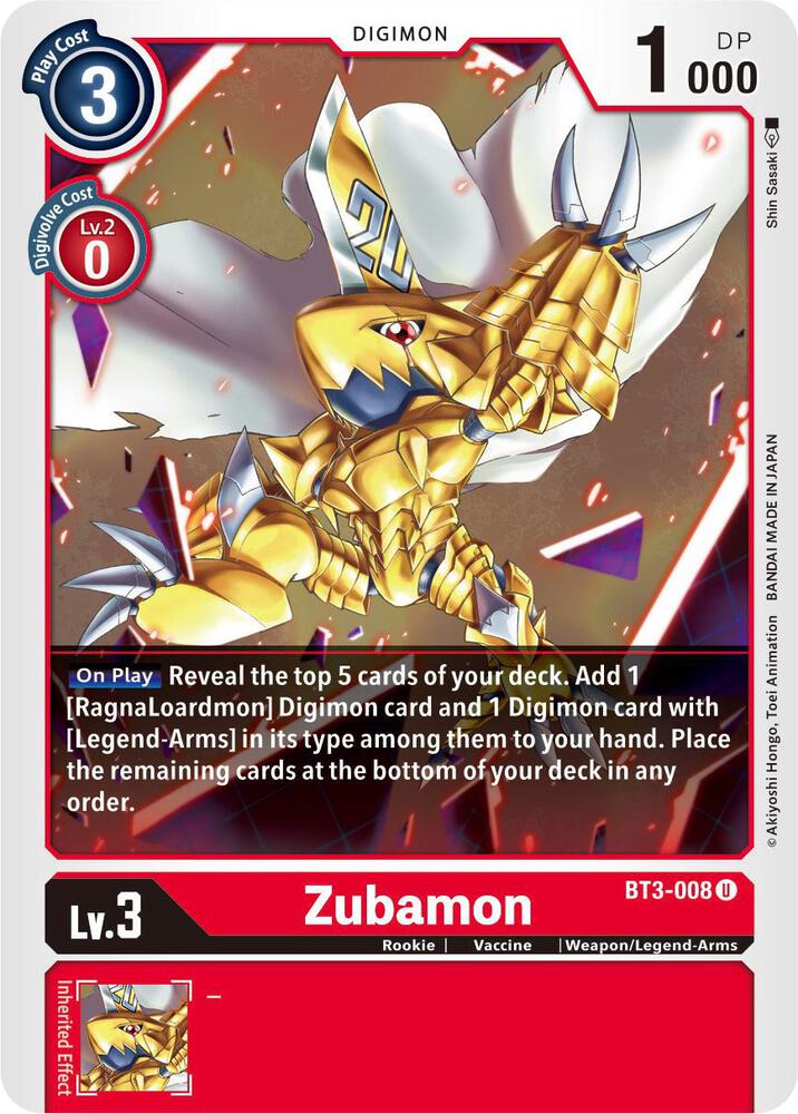 Zubamon - Release Special Booster 1.5 - Digimon Card Game - TCGplayer.com