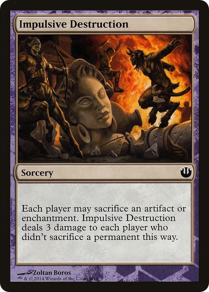 Impulsive Destruction - Hero's Path Promos - Magic: The Gathering ...