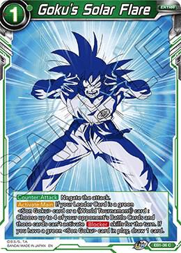 Goku's Solar Flare - Battle Evolution Booster - Dragon Ball Super ...