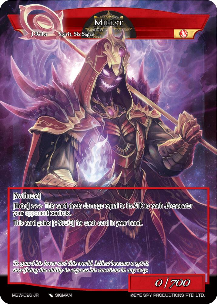 Milest - The Magic Stone War - Zero - Force of Will - TCGplayer.com
