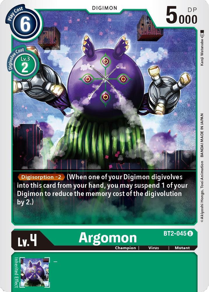 Argomon - BT2-045 - Release Special Booster 1.5 - Digimon Card Game ...