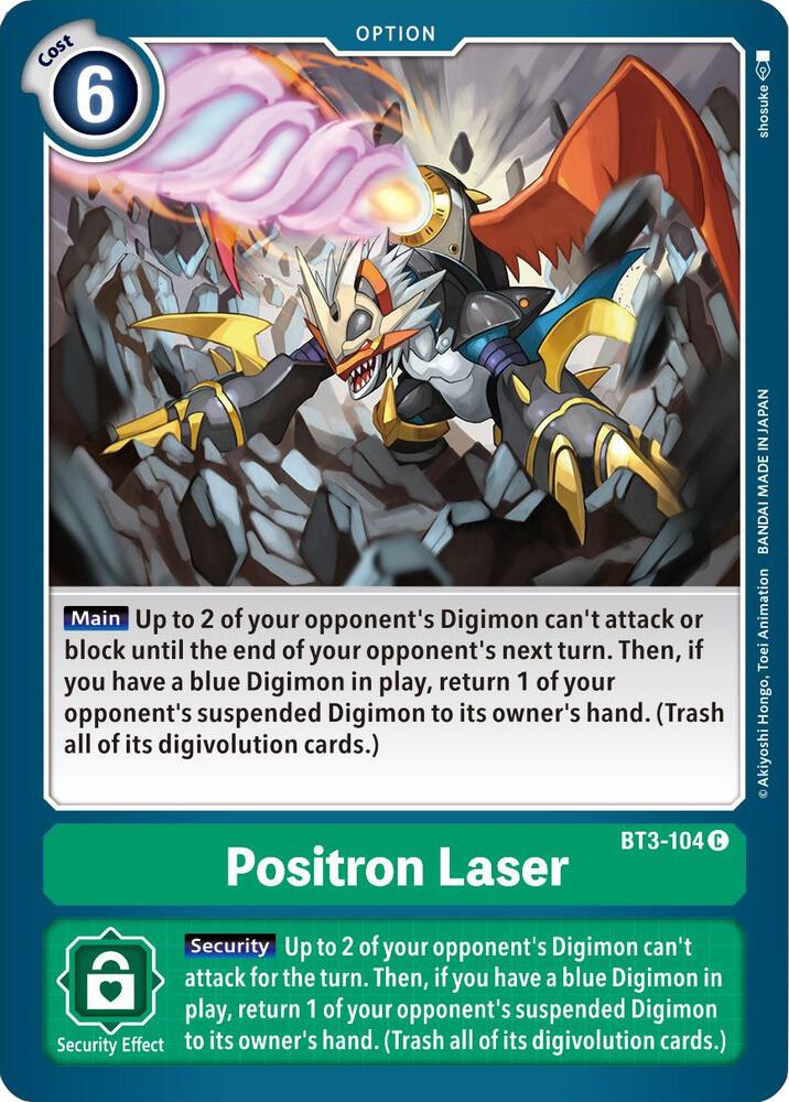 Positron Laser - Release Special Booster 1.5 - Digimon Card Game