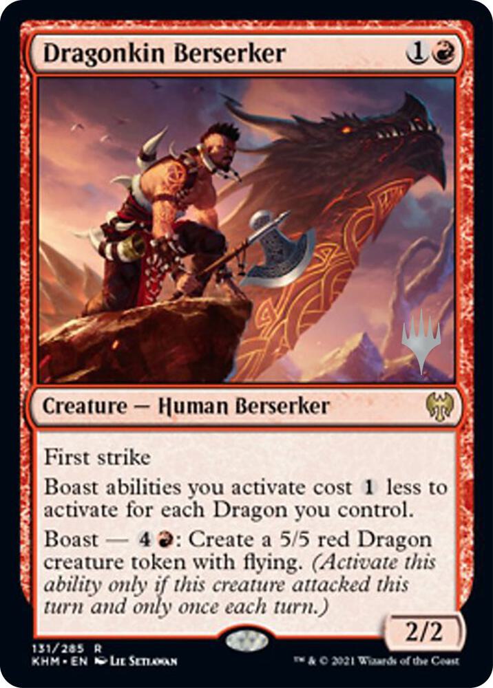 Dragonkin Berserker - Promo Pack: Kaldheim - Magic: The Gathering - TCGplayer.com