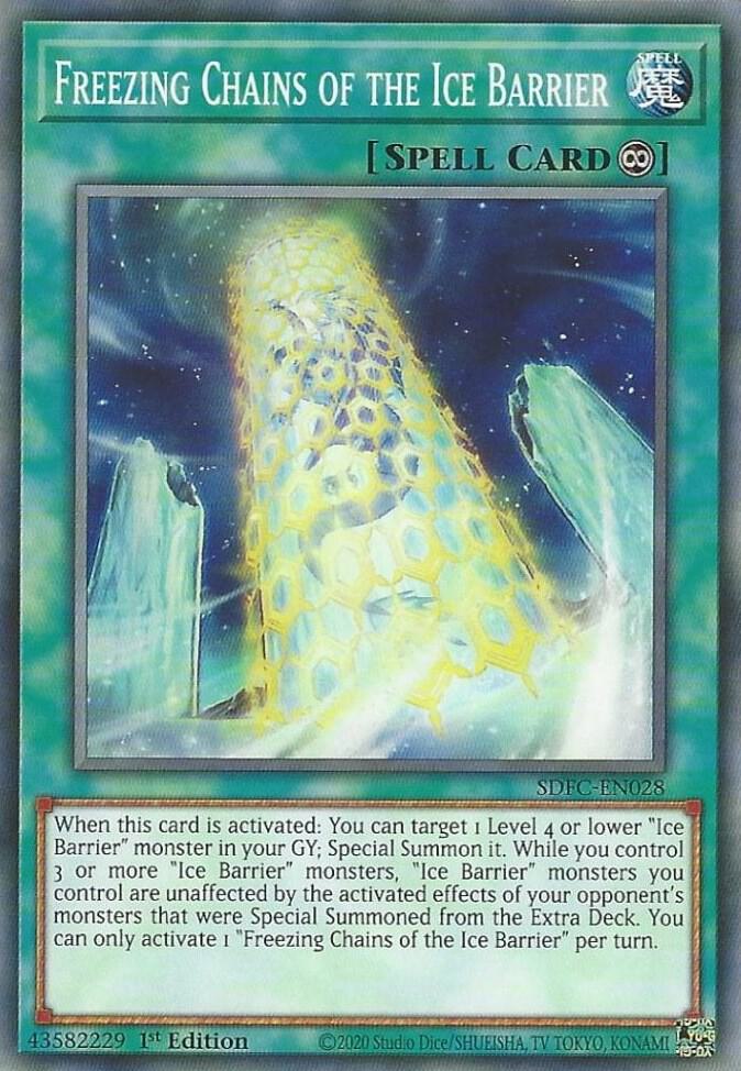 Freezing Chains of the Ice Barrier - Structure Deck: Freezing Chains ...