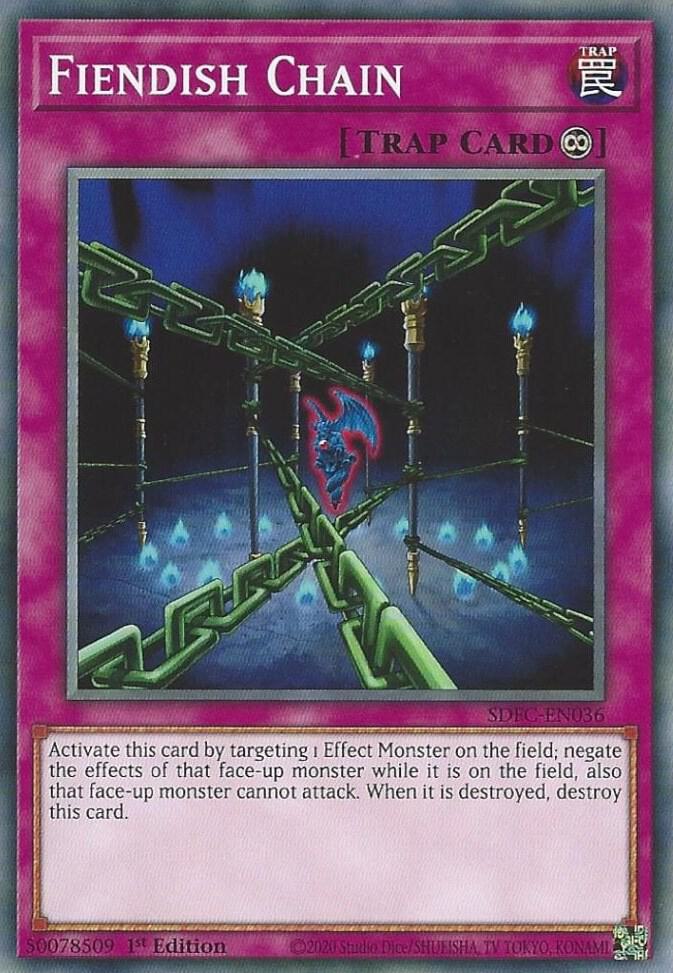 Fiendish Chain - Structure Deck: Freezing Chains - YuGiOh