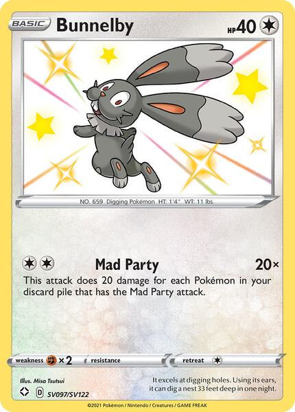 Bunnelby - Shining Fates: Shiny Vault - Pokemon - TCGplayer.com