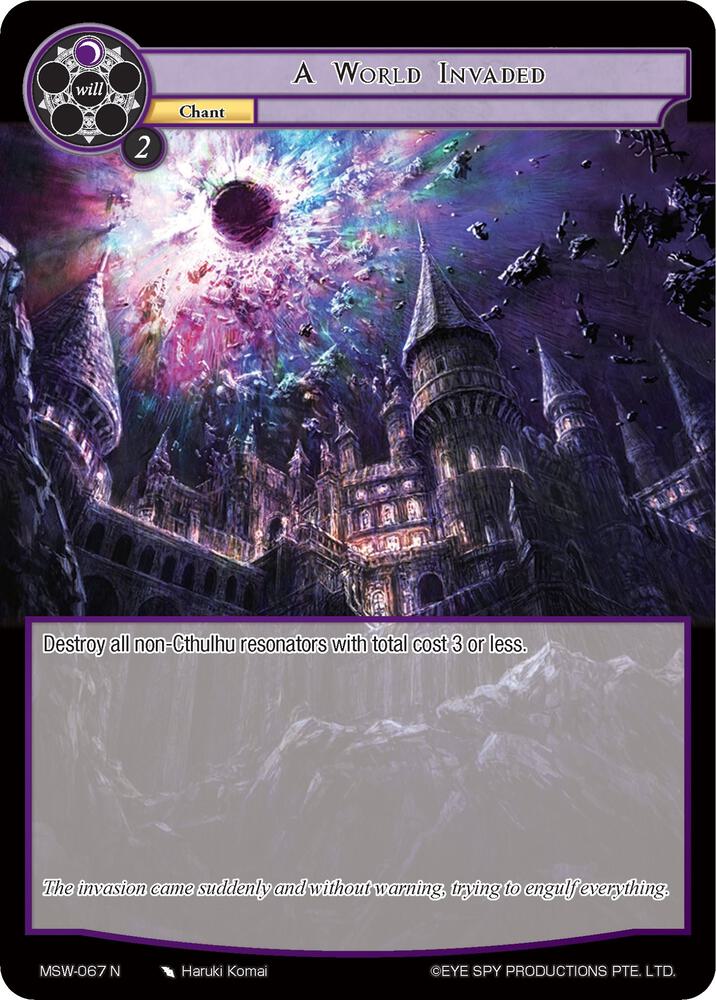 A World Invaded - The Magic Stone War - Zero - Force of Will ...