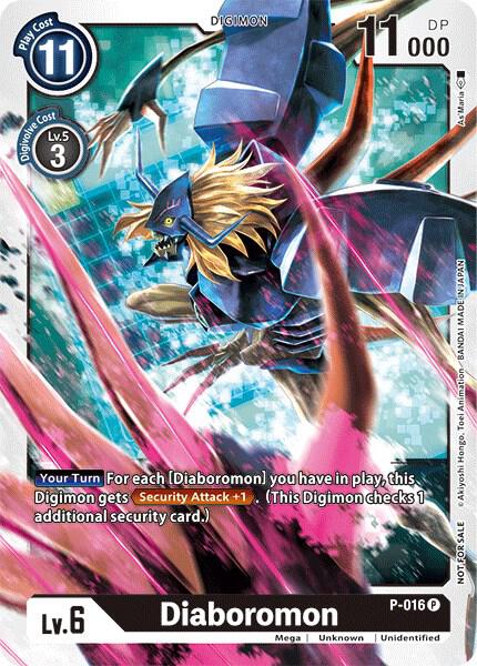 Diaboromon - P-016 - Digimon Promotion Cards - Digimon Card Game ...