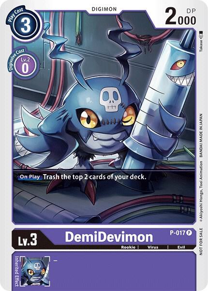 DemiDevimon - P-017 - Digimon Promotion Cards - Digimon Card Game ...