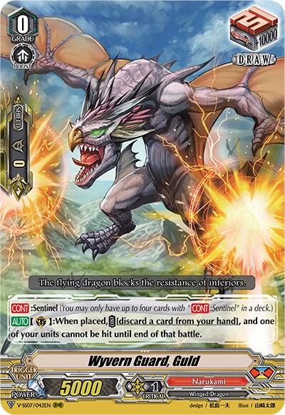 Wyvern Guard, Guld - V-SS07: Clan Selection Plus Vol.1 - Cardfight ...
