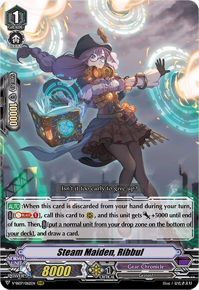 Steam Maiden, Ribbul - V-SS07: Clan Selection Plus Vol.1 - Cardfight Vanguard - TCGplayer.com