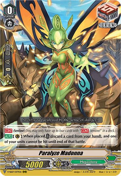 Paralyze Madonna - V-SS07: Clan Selection Plus Vol.1 - Cardfight Vanguard - TCGplayer.com