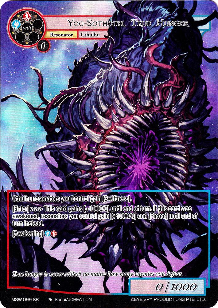 Yog-Sothoth, True Hunger (Full Art) - The Magic Stone War - Zero ...