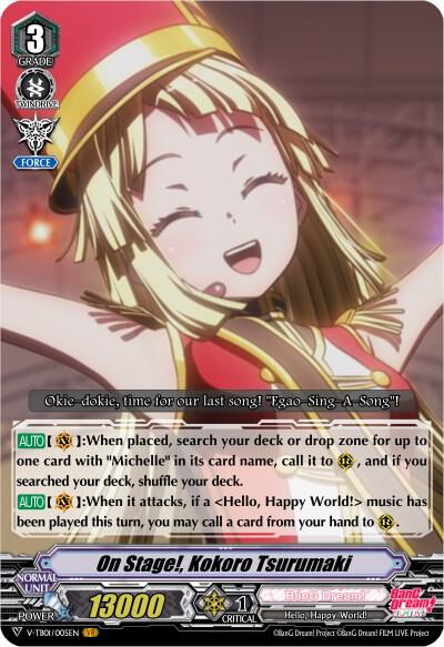 On Stage!, Kokoro Tsurumaki - V-TB01: BanG Dream! FILM LIVE - Cardfight Vanguard - TCGplayer.com