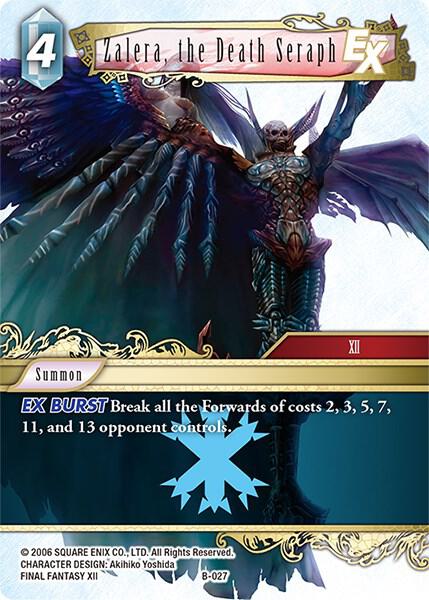 Zalera, the Death Seraph - Boss Deck: Chaos - Final Fantasy TCG ...