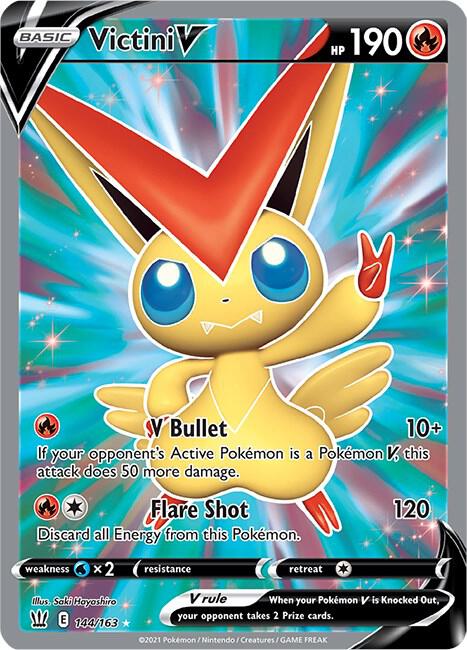 Victini V (Full Art) - SWSH05: Battle Styles - Pokemon - TCGplayer.com