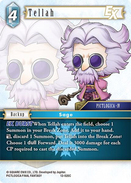 Tellah EX - Opus XIII: Crystal Radiance - Final Fantasy TCG - TCGplayer.com
