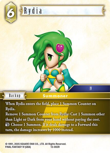 Rydia - Opus XIII: Crystal Radiance - Final Fantasy TCG - TCGplayer.com