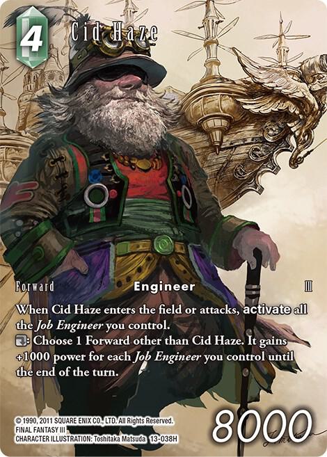 Cid Haze (Full Art) - Opus XIII: Crystal Radiance - Final Fantasy TCG ...
