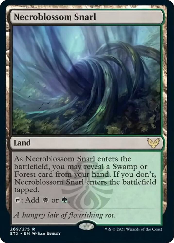 Necroblossom Snarl - Strixhaven: School of Mages - Magic: The Gathering ...