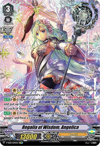 Regalia of Wisdom, Angelica (SP) - V-SS08: Clan Selection Plus Vol.2 - Cardfight Vanguard ...