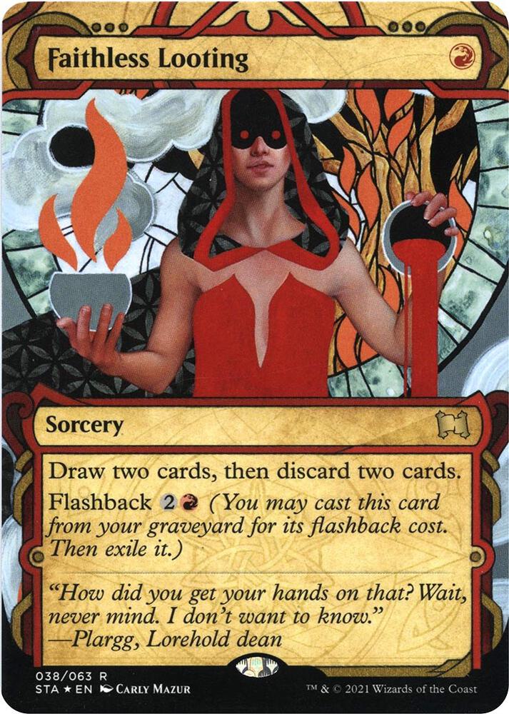 Faithless Looting (Foil Etched) - Strixhaven: Mystical Archives - Magic ...
