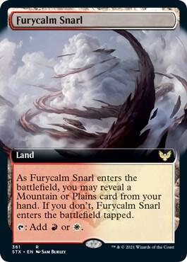 Furycalm Snarl (Extended Art) - Strixhaven: School of Mages - Magic ...