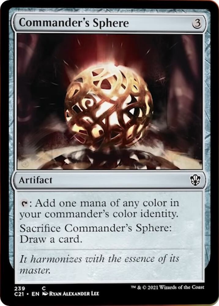 Commander's Sphere - Commander 2021 - Magic: The Gathering - TCGplayer.com