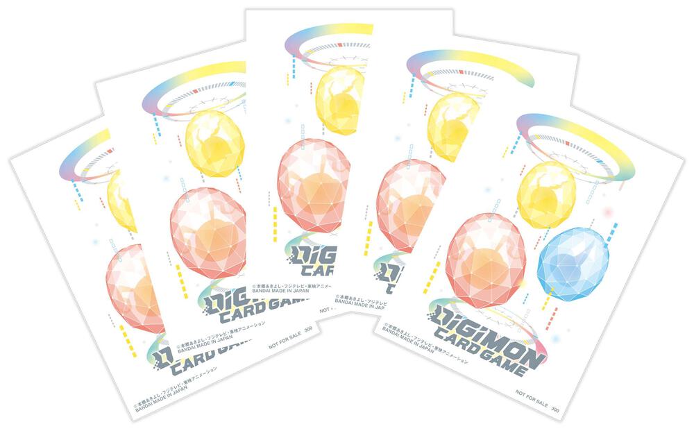 Digimon Card Game Official Sleeves - Digitama (2020 JP Promo) (5-Pack ...