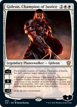 Gideon, Champion of Justice - Commander 2021 - Magic: The Gathering ...