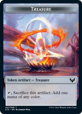 Treasure Token - Strixhaven: School of Mages - Magic: The Gathering ...