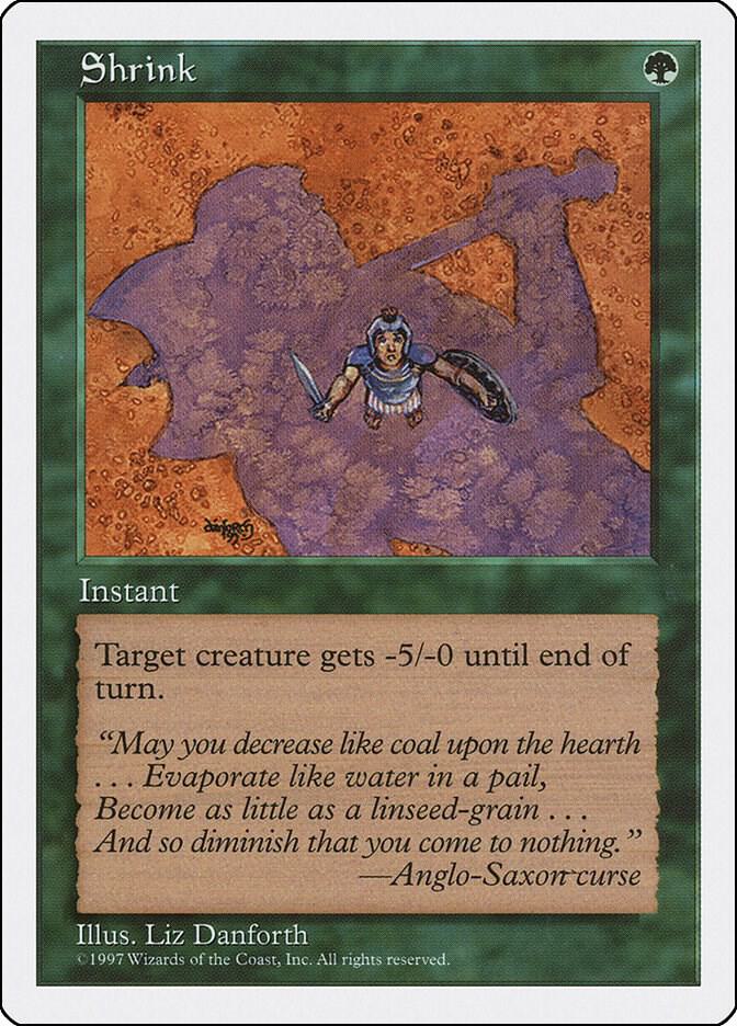 Shrink - Fifth Edition - Magic: The Gathering - TCGplayer.com