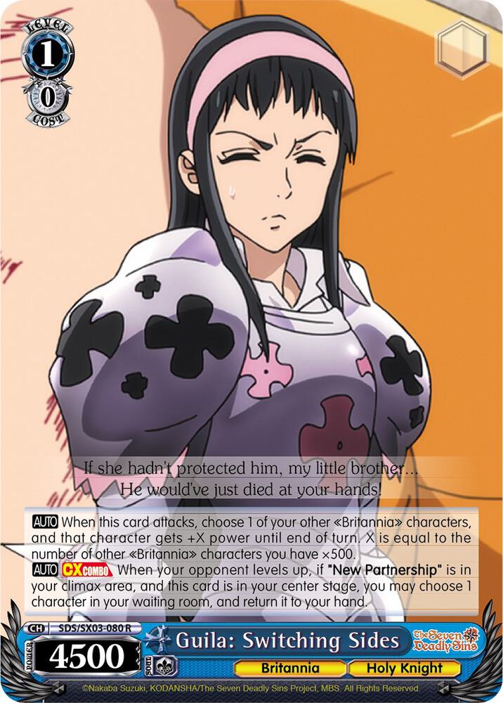 Guila: Switching Sides - The Seven Deadly Sins - Weiss Schwarz ...
