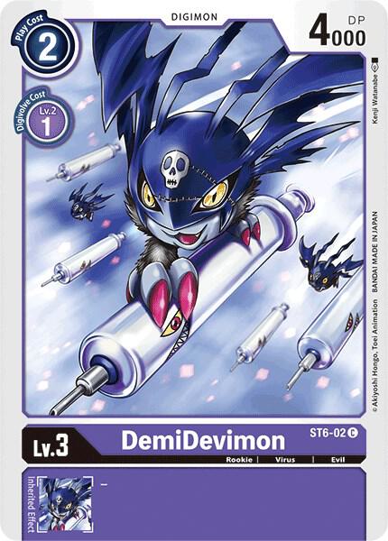 DemiDevimon - Starter Deck 06: Venomous Violet - Digimon Card Game ...