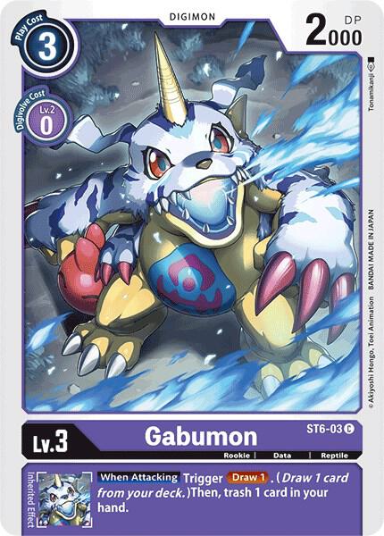 Gabumon - Starter Deck 06: Venomous Violet - Digimon Card Game ...