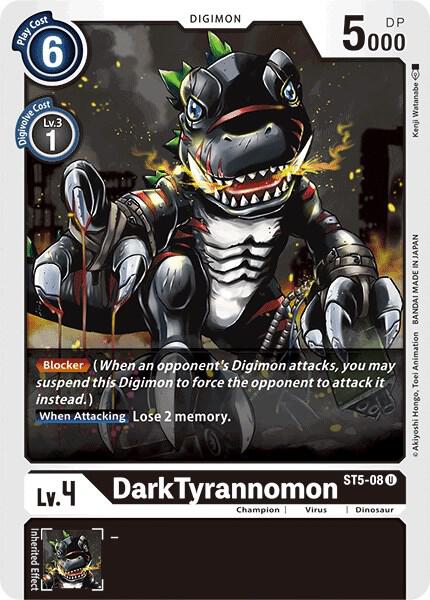DarkTyrannomon - Starter Deck 05: Machine Black - Digimon Card Game - TCGplayer.com