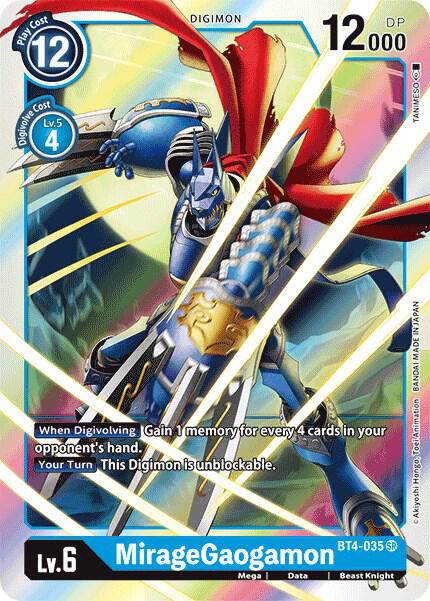 MirageGaogamon - Great Legend - Digimon Card Game - TCGplayer.com