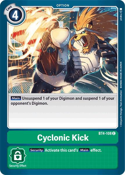 Cyclonic Kick - Great Legend - Digimon Card Game - TCGplayer.com