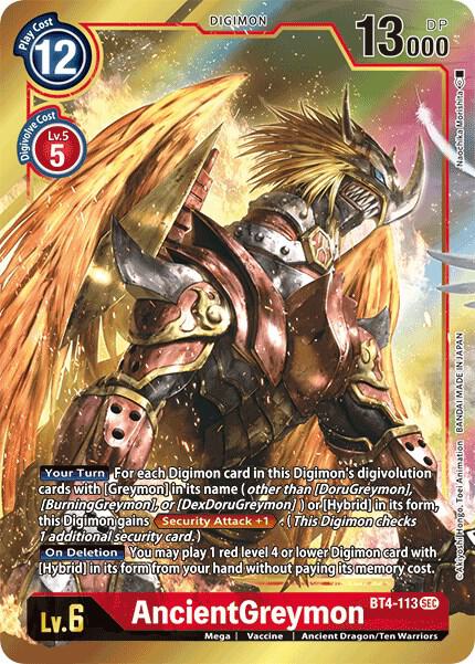 AncientGreymon (Alternate Art) - Great Legend - Digimon Card Game - TCGplayer.com