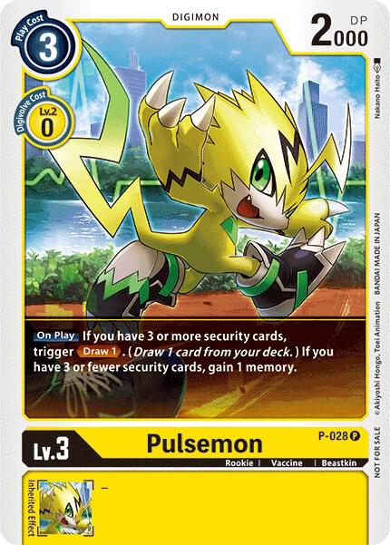 Pulsemon - P-028 - Digimon Promotion Cards - Digimon Card Game ...
